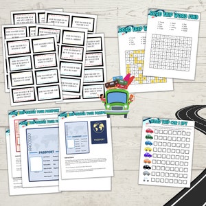 Road Trip Games Road Trip Bundle Road Trip Printables for Kids Kids ...