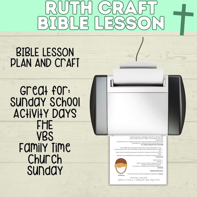 Ruth and Naomi Bible Character Lesson Activity Page Kids, Sunday School ...