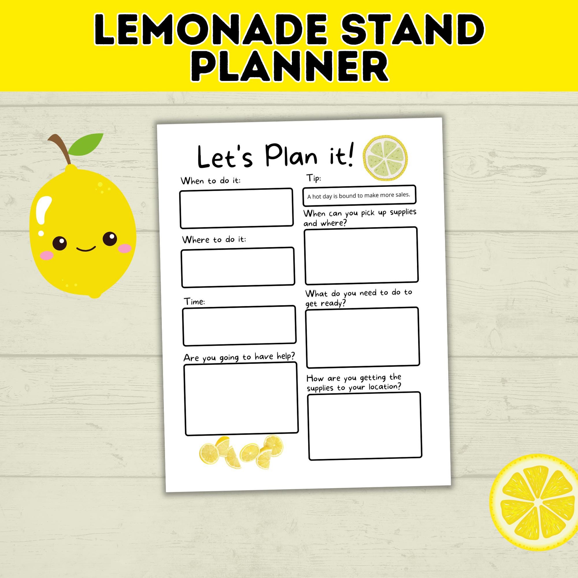 DIY Lemonade Stand | How to Make and Plan a Lemonade Stand With Kids ...