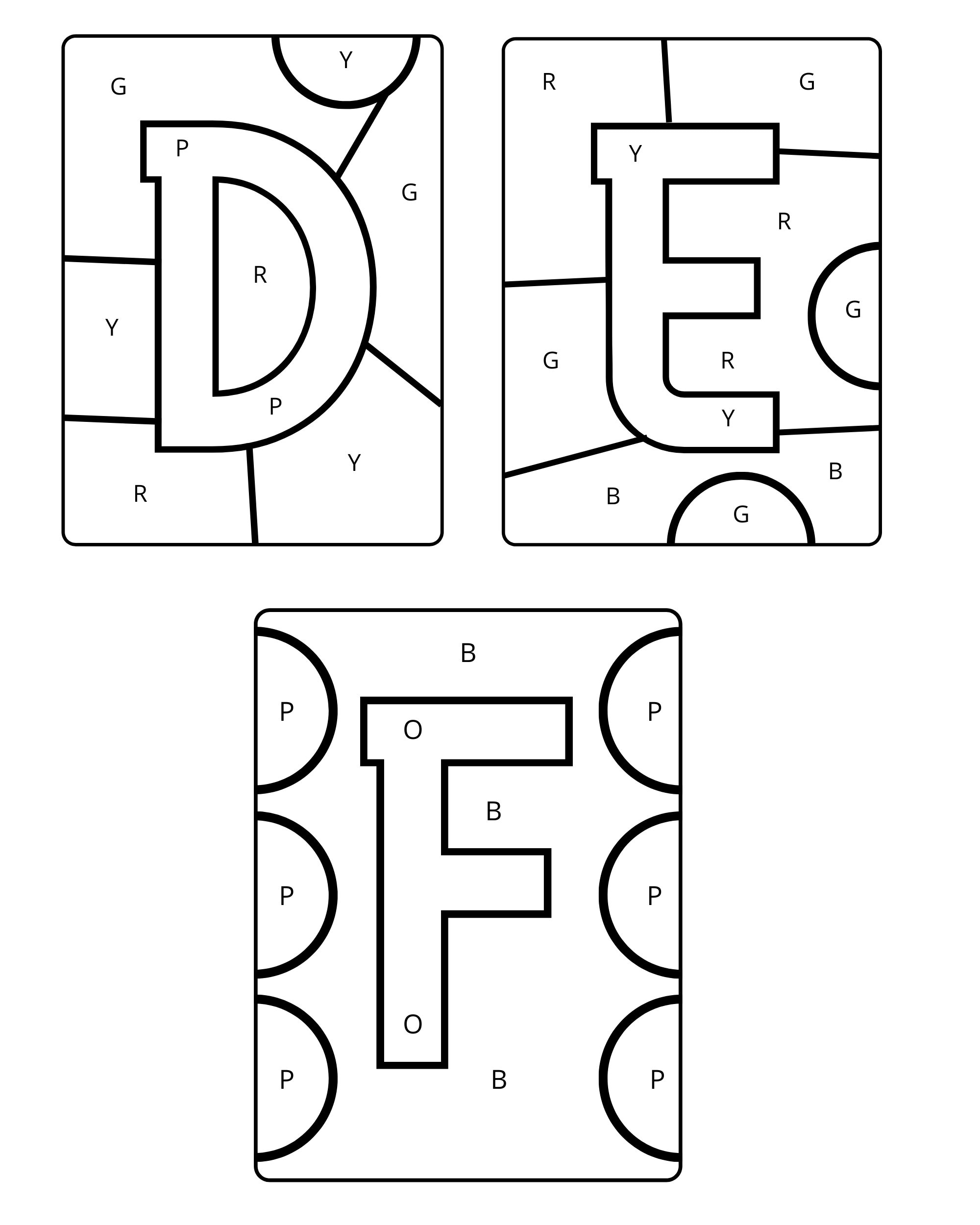 Alphabet Paint by Letter Alphabet Paint by Number Preschool Activity ...