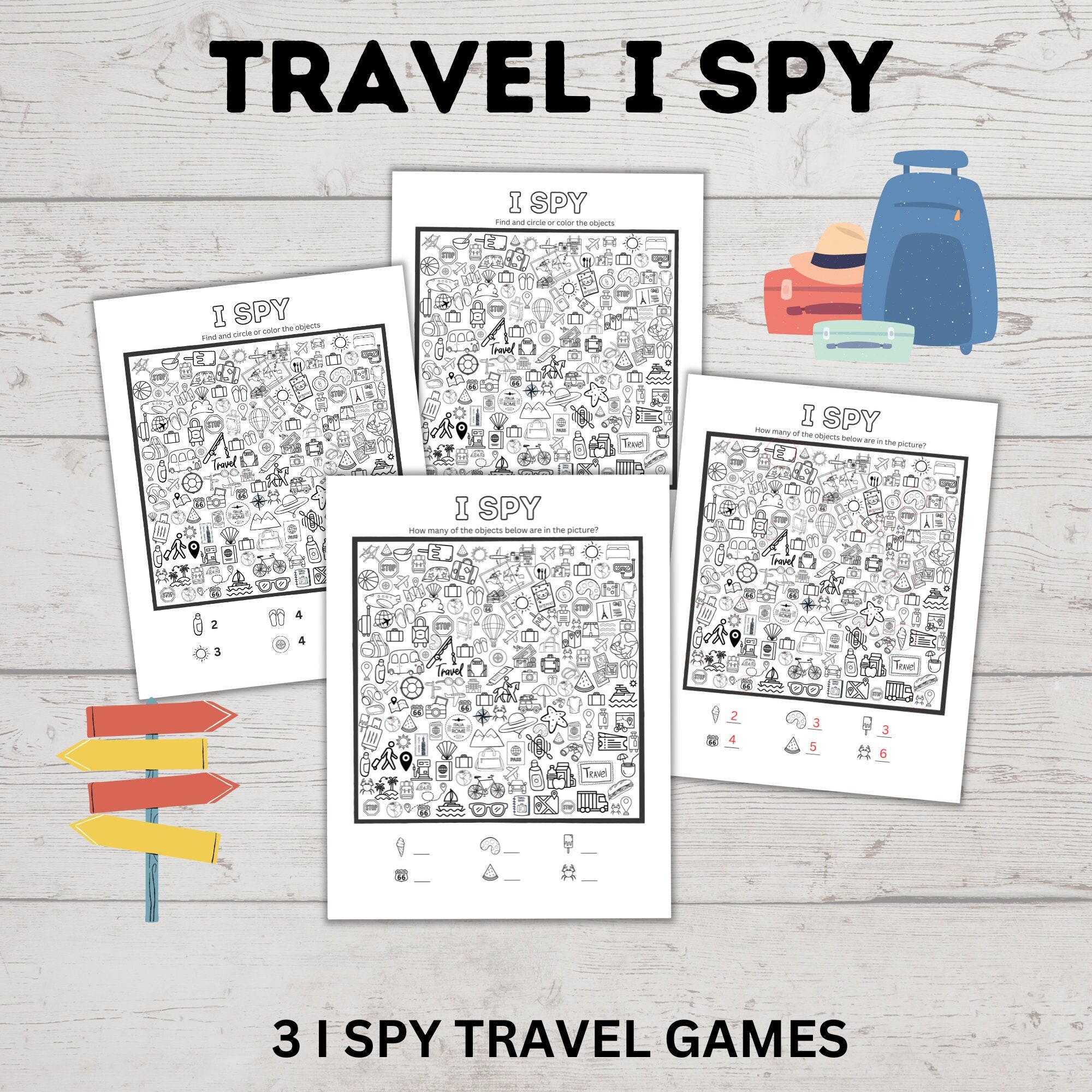 Travel I Spy for Kids | Kids I Spy | Travel Games | Kids Games | Plane ...