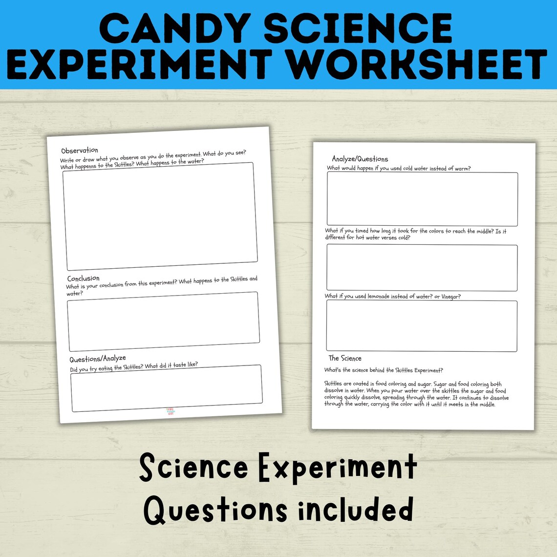 Candy Science Experiment for Kids | Scientific Method | Skittles ...