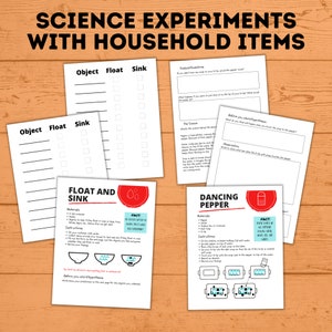 Kids Science Experiments | Kids STEM | Science Experiment Printables ...