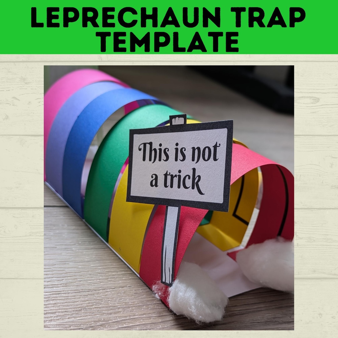 DIY Leprechaun Trap Kit Craft, St. Patrick's Day Activity, Saint Patty ...