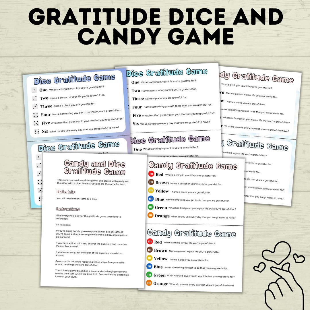 Thanksgiving Gratitude Games | Gratitude Activity | Teach Gratitude ...
