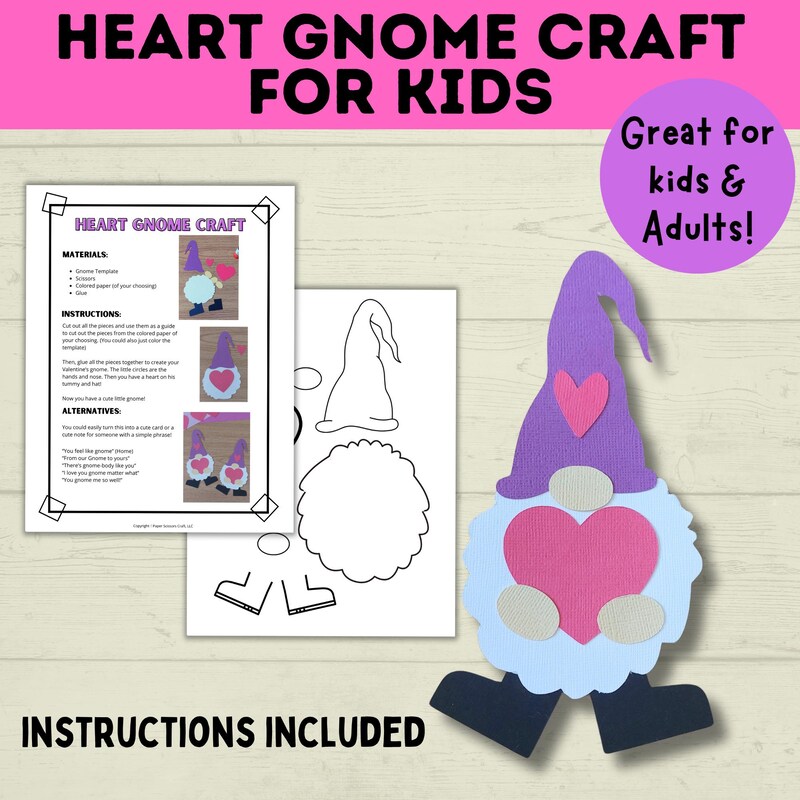 Gnome Template - Etsy
