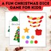 Roll a Christmas Tree Dice Game for Kids | Kids Game | Christmas Game ...