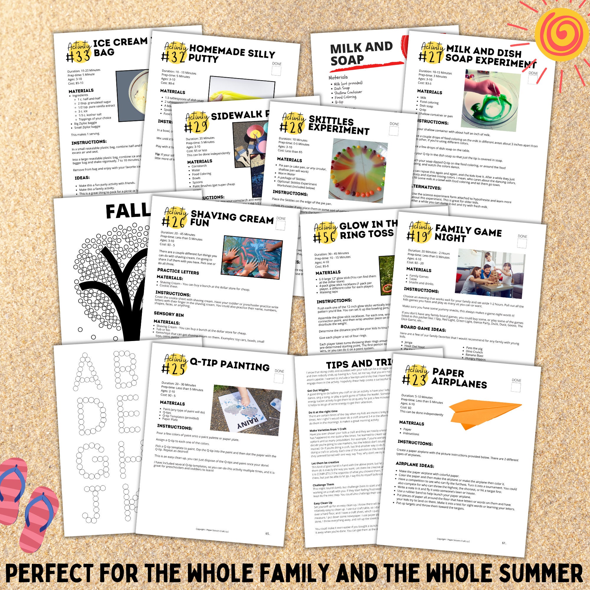 Ultimate Summer Activities Book for Kids, Summer Activity, Kids ...