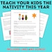 The Nativity Scene for Kids | the Nativity Skit | Nativity Script | Act ...