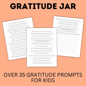 Gratitude Jar for Kids | Digital Gratitude Jar for Kids | Thankful Jar ...