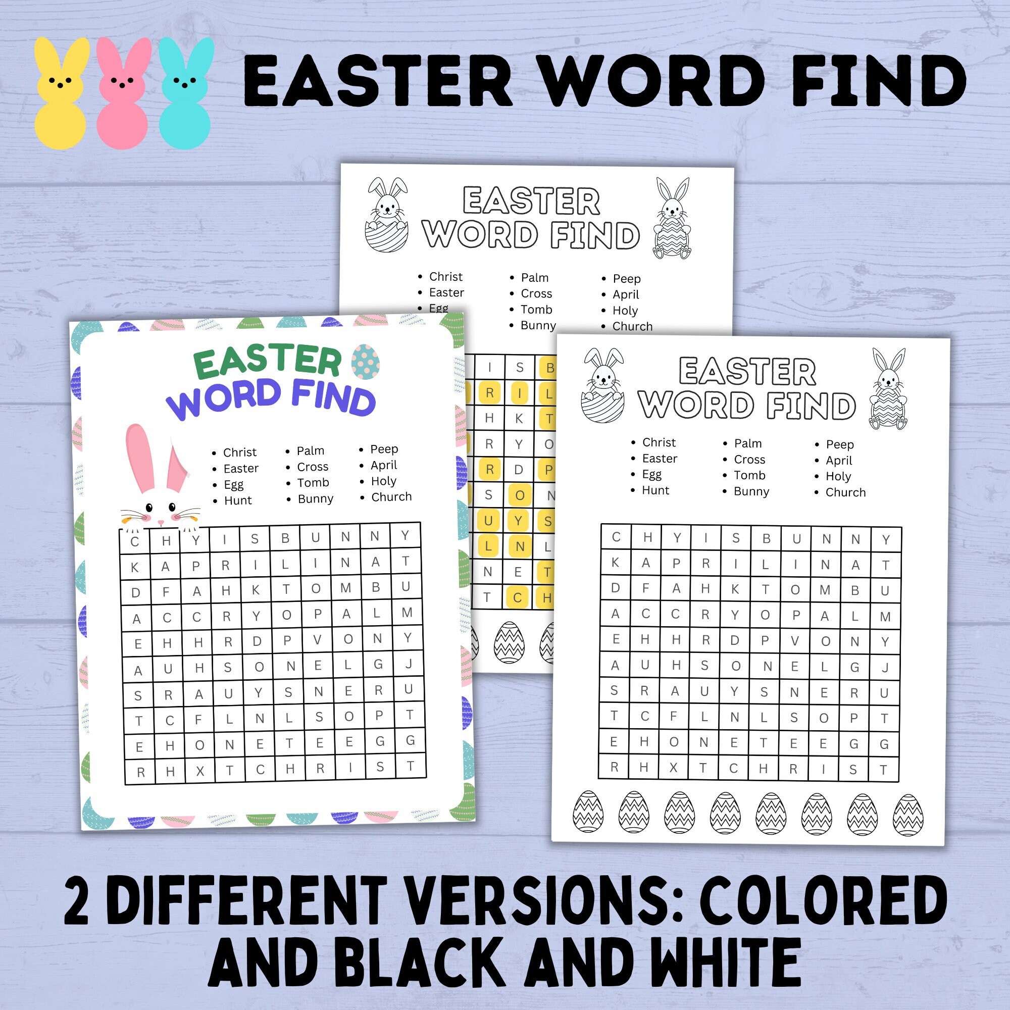 Easter Word Find for Kids | Easter Games| Easter Party | Easter ...