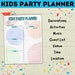 Kid's Party Planner | Kid's Birthday Party Planner | Kids Planner ...