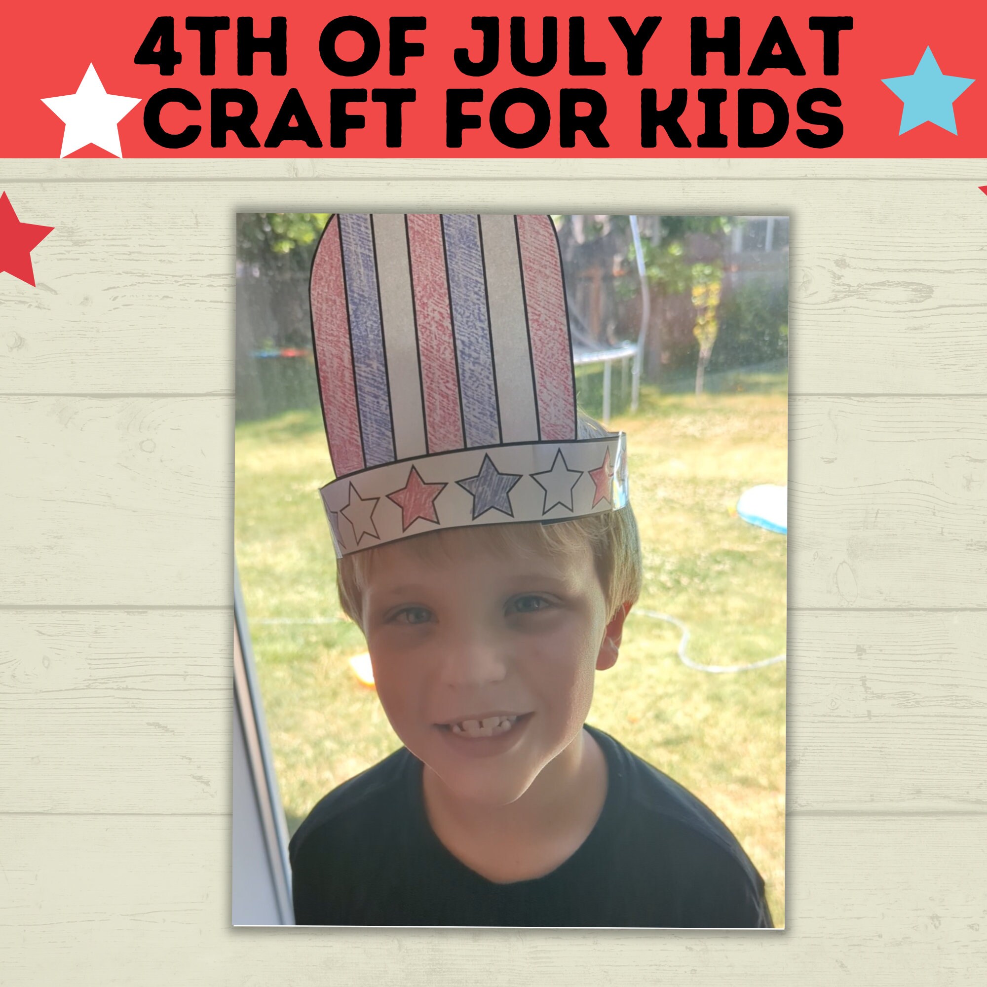 4th of July Craft for Kids | Patriotic Hat for Kids | Kids Craft ...