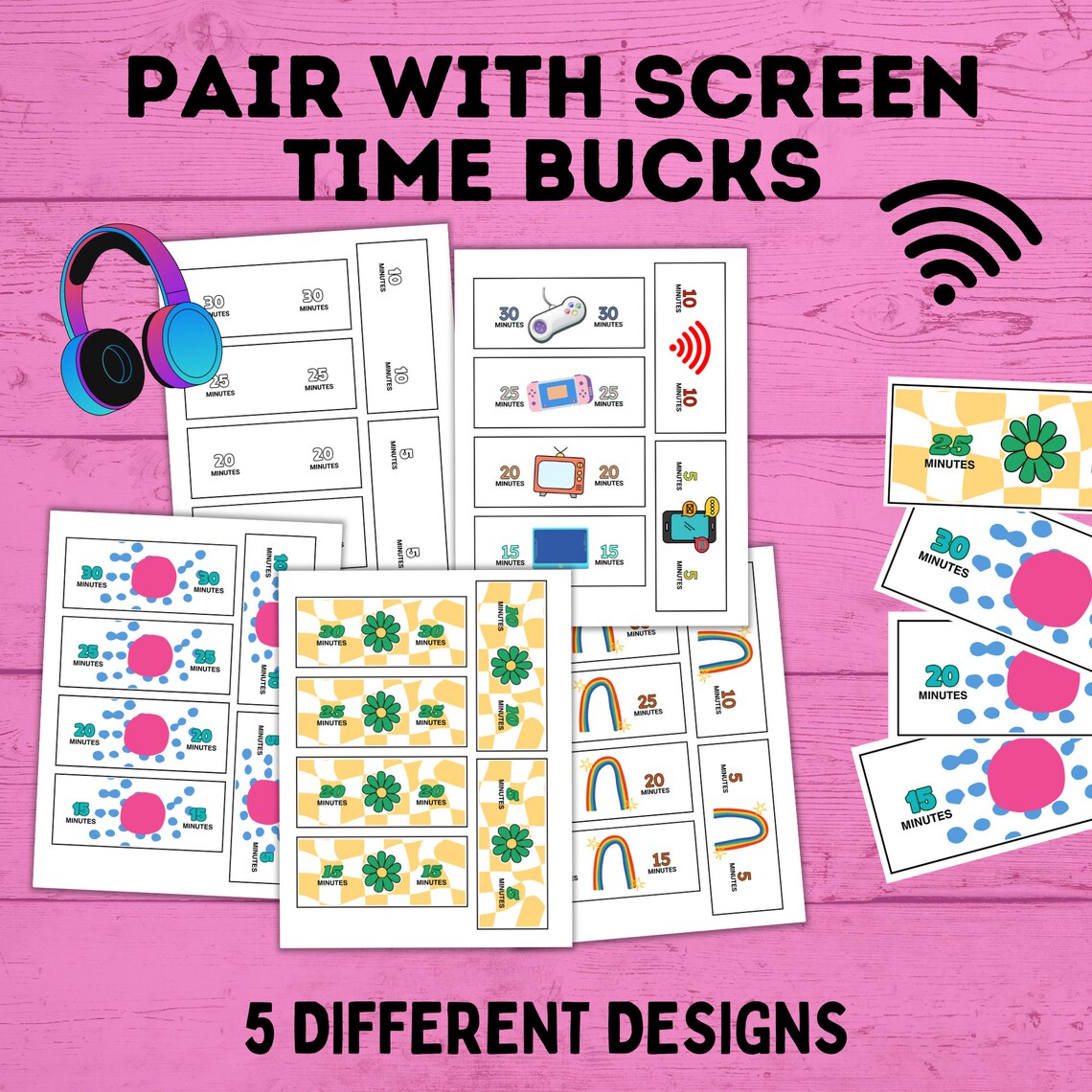 Chore Chart | Earn Screen Time Chart | Screen Time Chart | TV Chart ...