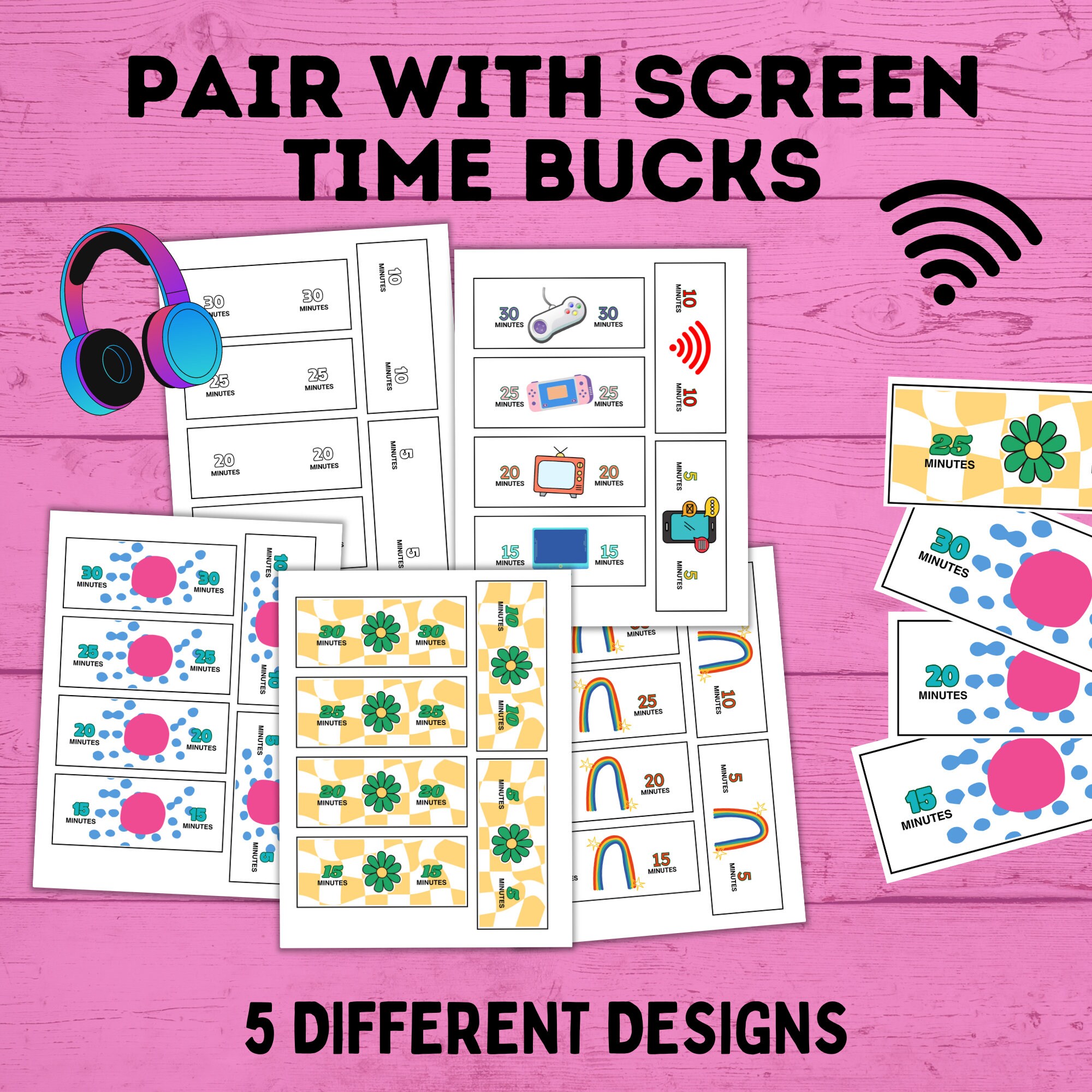 Chore Chart | Earn Screen Time Chart | Screen Time Chart | TV Chart ...