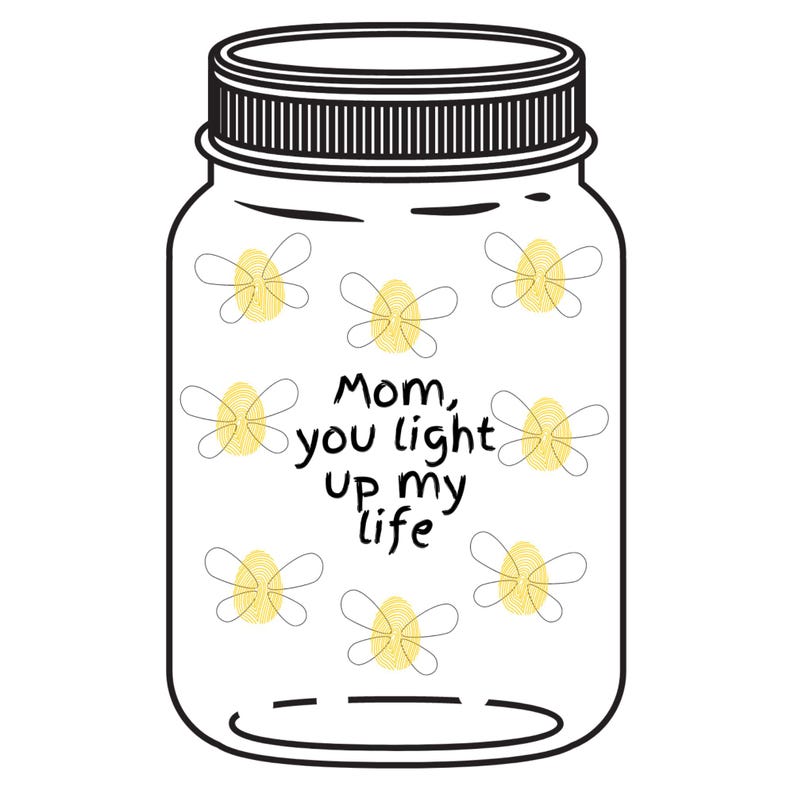 Mother's Day Firefly Craft for Kids, Mother's Day Gift, Mom Gift ...