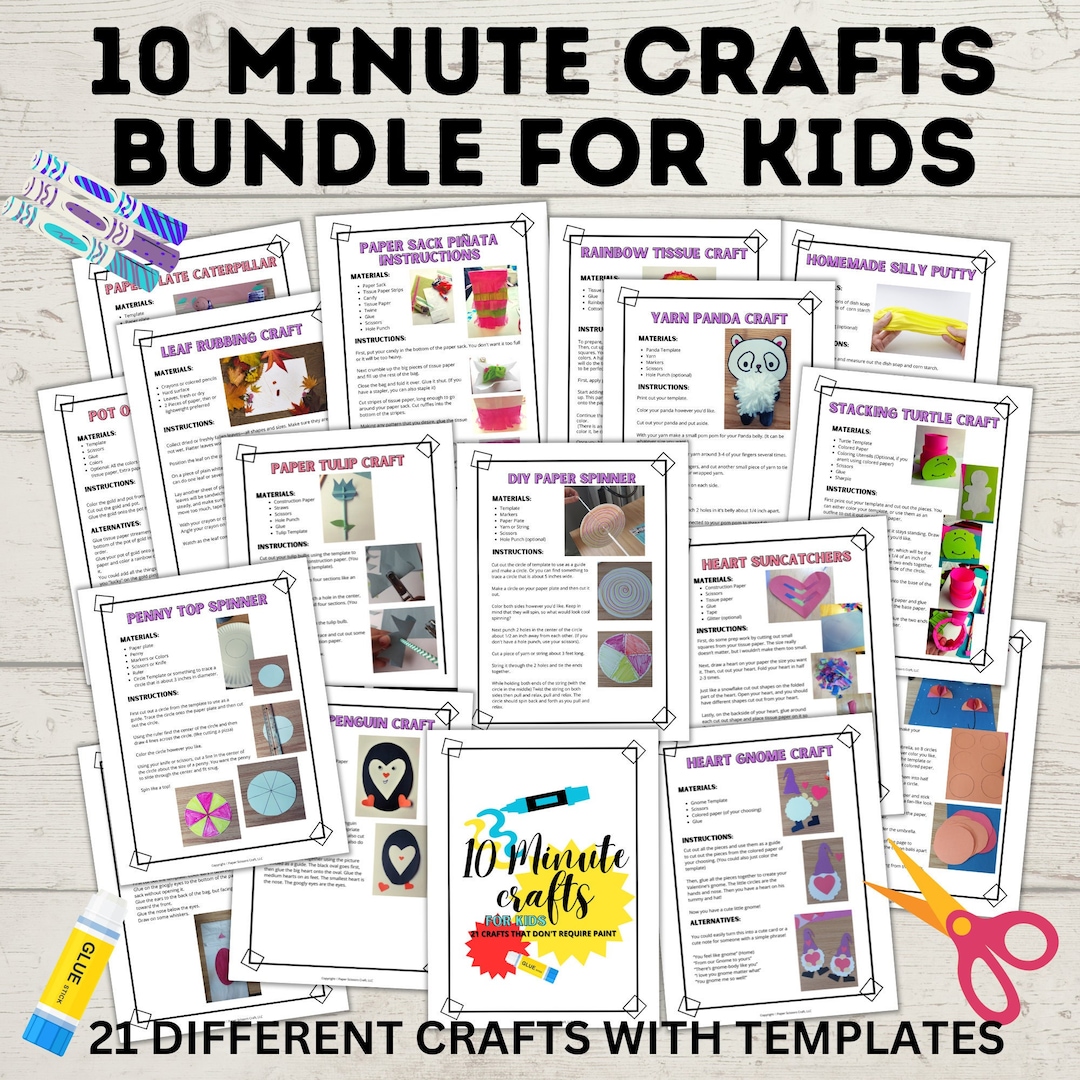 Quick Crafts for Kids | Kids Crafts | No Mess Crafts | Summer Crafts ...