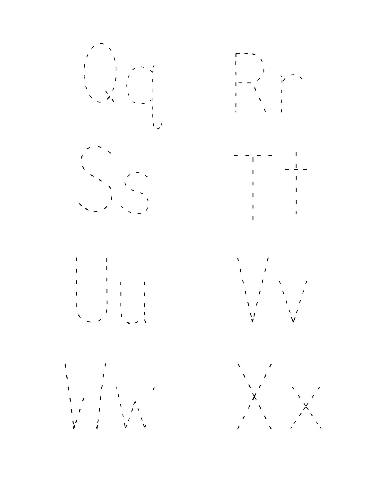 Practice Writing Letters Preschool Letter Practice - Etsy