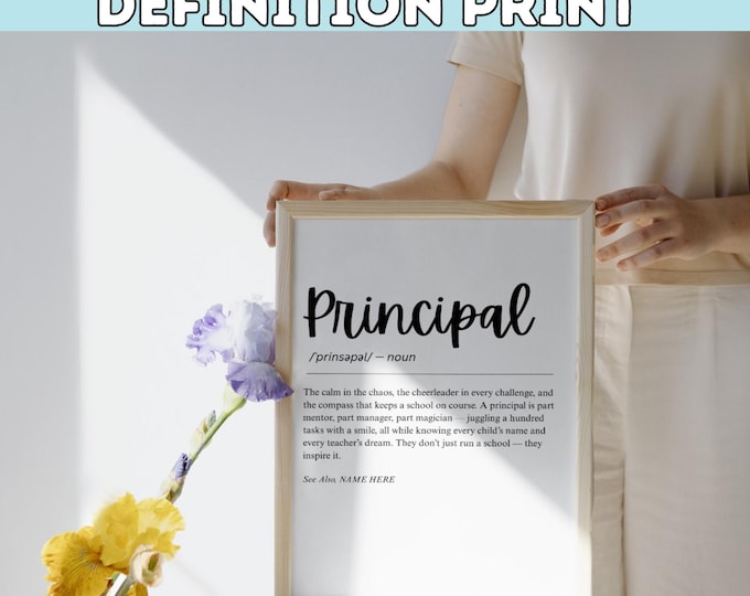 Principal Printable Prayer Wall Art Printable Poem Christian Principal ...
