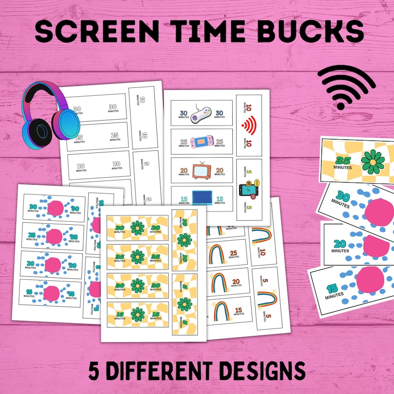 Reward Bucks | Screen Time Bucks for Kids and Moms | Earn Screen Time ...