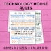 Technology Rules | Screen Time Rules | in This House Technology Rules ...