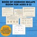 Book of Mormon Escape Room for Kids Ages 8-12 Book of Mormon Games for ...