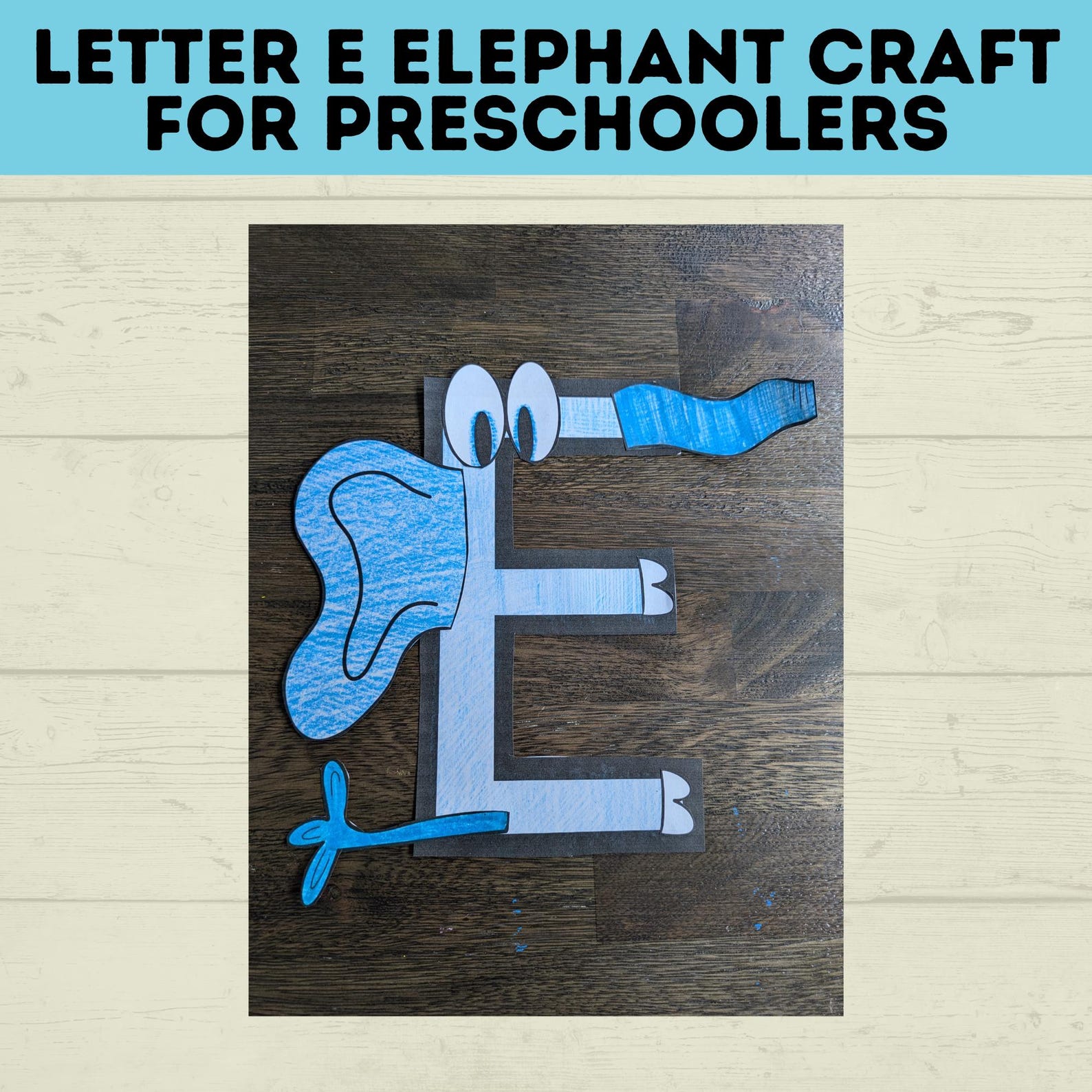 Elephant E Craft for Kids | E Crafts for Kids | Letter Crafts ...