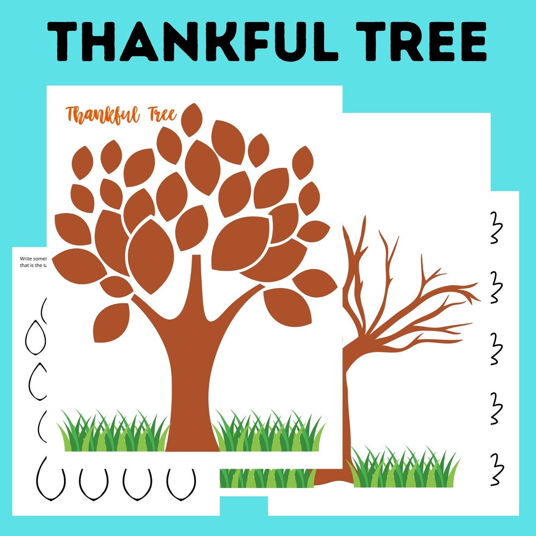 Actividad del árbol de agradecimiento de Acción de Gracias / Actividad ...