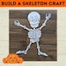 Skeleton Craft | Build a Skeleton | Halloween Craft | Kids Craft ...