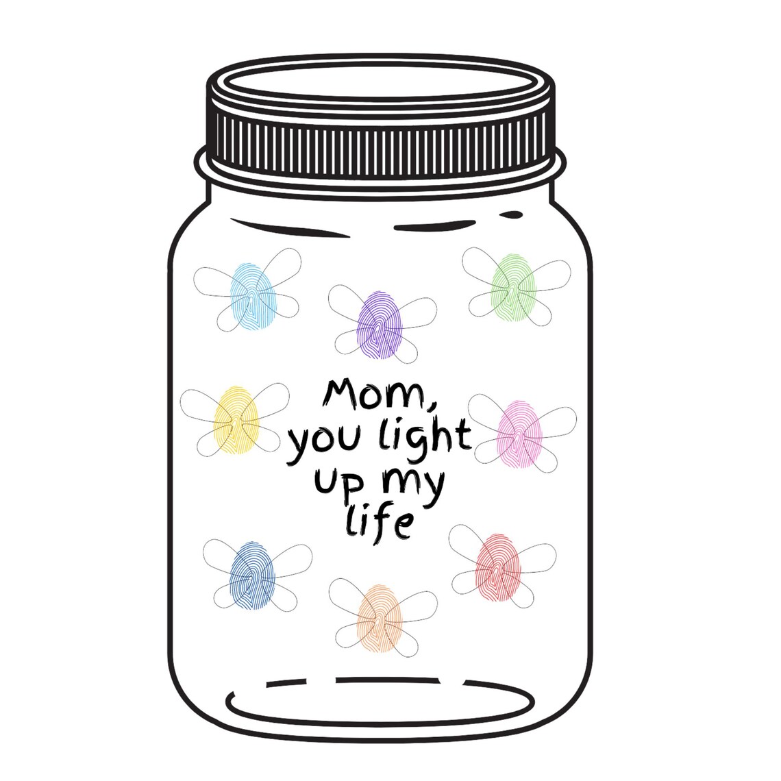 Mother's Day Firefly Craft for Kids, Mother's Day Gift, Mom Gift ...