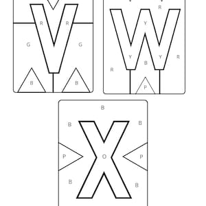 Alphabet Paint by Letter | Alphabet Paint by Number | Preschool ...