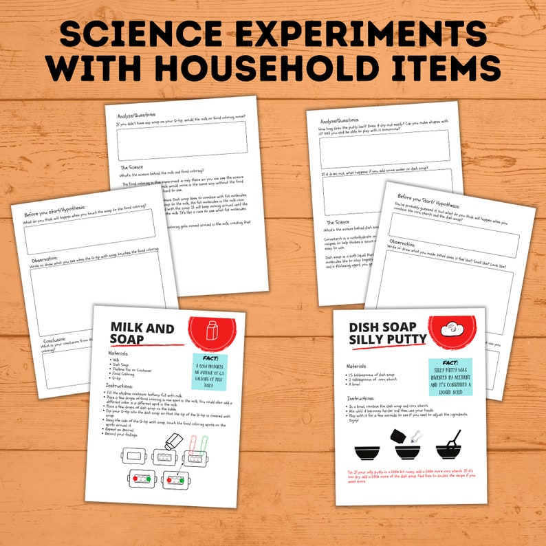 Kids Science Experiments | Kids STEM | Science Experiment Printables ...