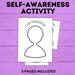 Self-esteem Activity | Self-awareness Activity | Blank Face | Blank ...