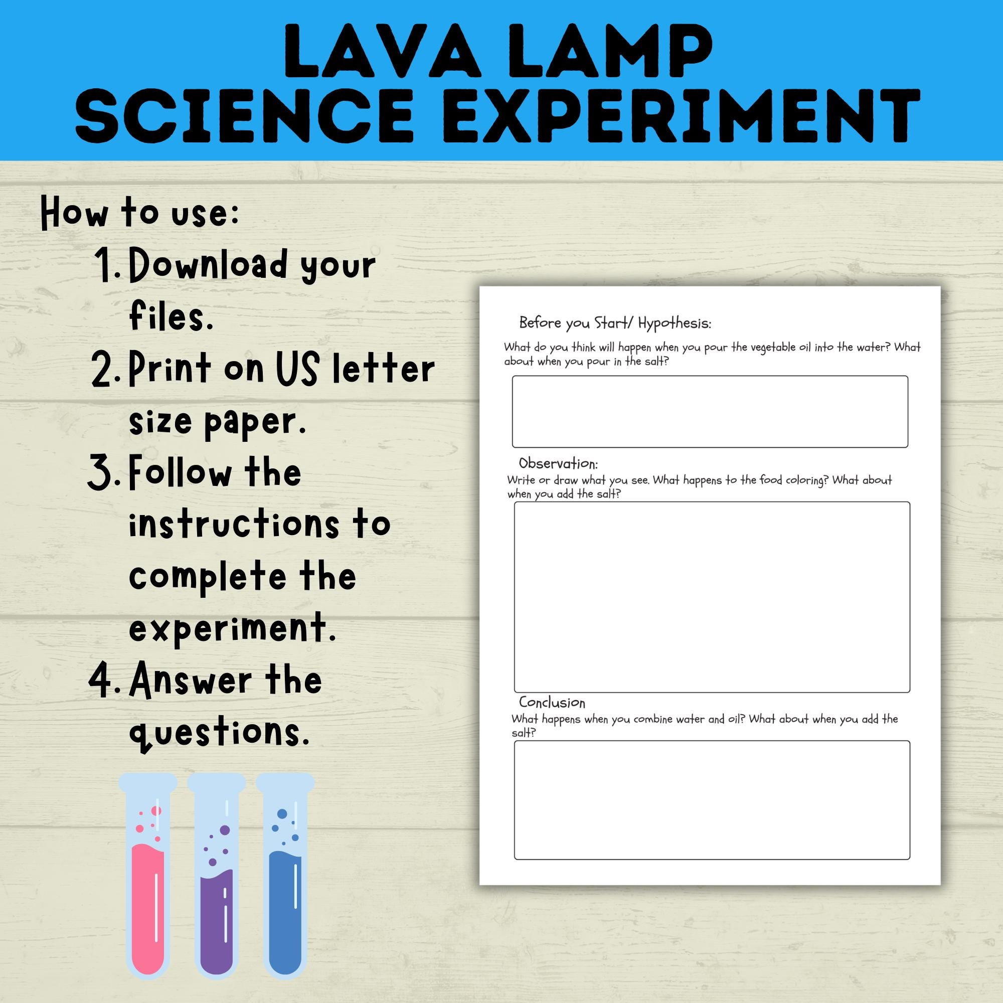 Lava Lamp Experiment Hypothesis CYSF