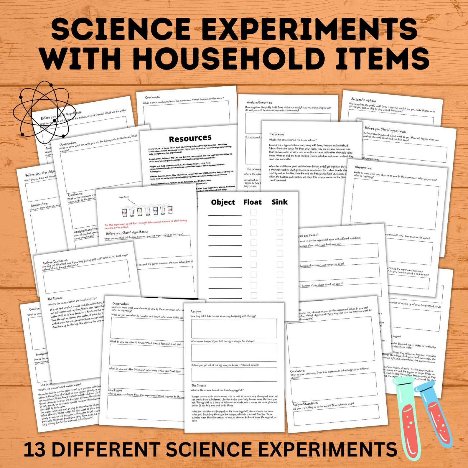 Kids Science Experiments | Kids STEM | Science Experiment Printables ...