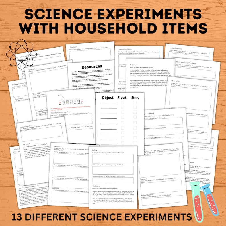 Kids Science Experiments | Kids STEM | Science Experiment Printables ...
