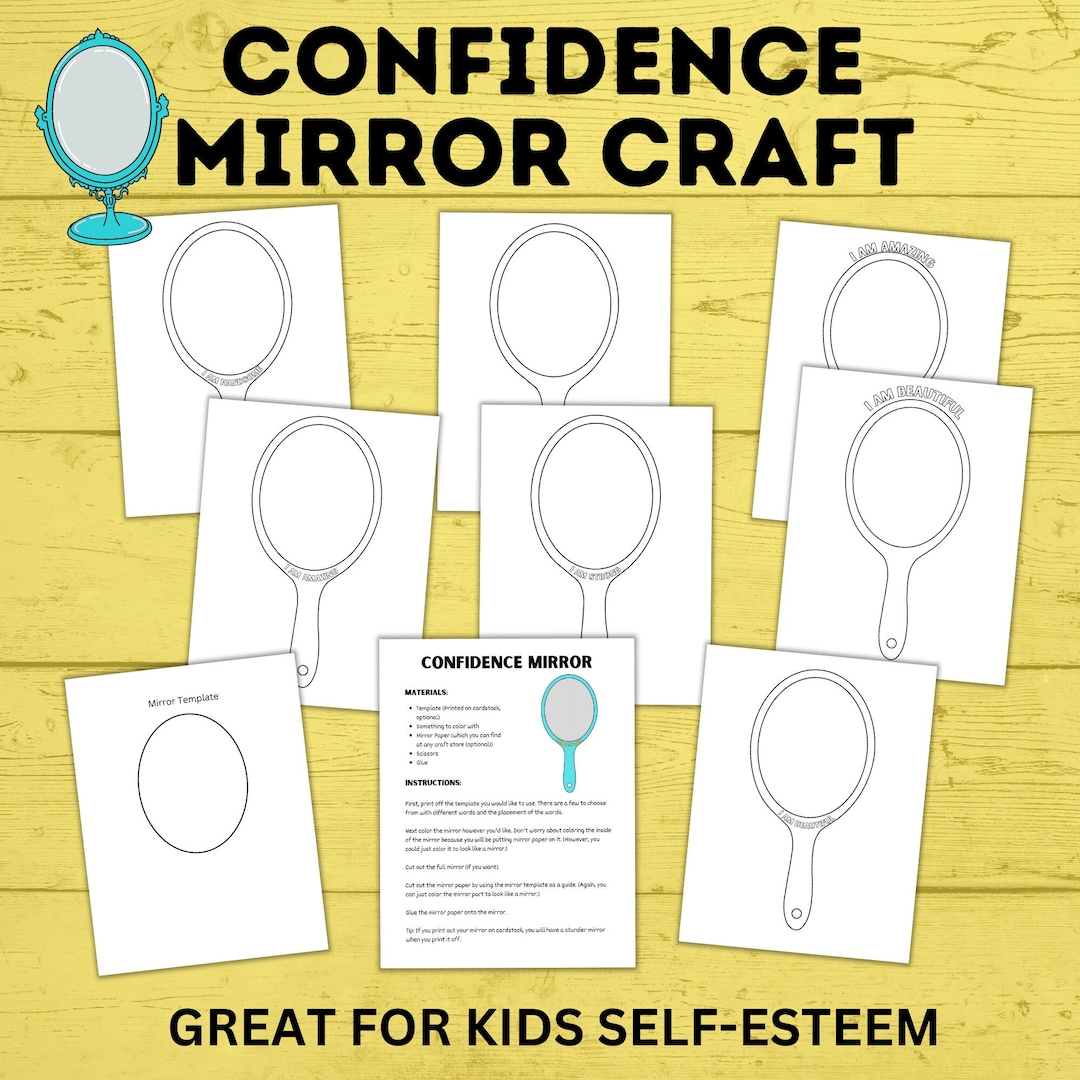 Confidence Craft | Self-esteem Craft for Kids | Kids Craft | Positive ...