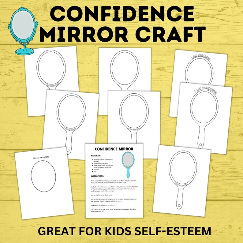 Confidence Craft | Self-esteem Craft for Kids | Kids Craft | Positive ...