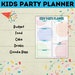Kid's Party Planner | Kid's Birthday Party Planner | Kids Planner ...