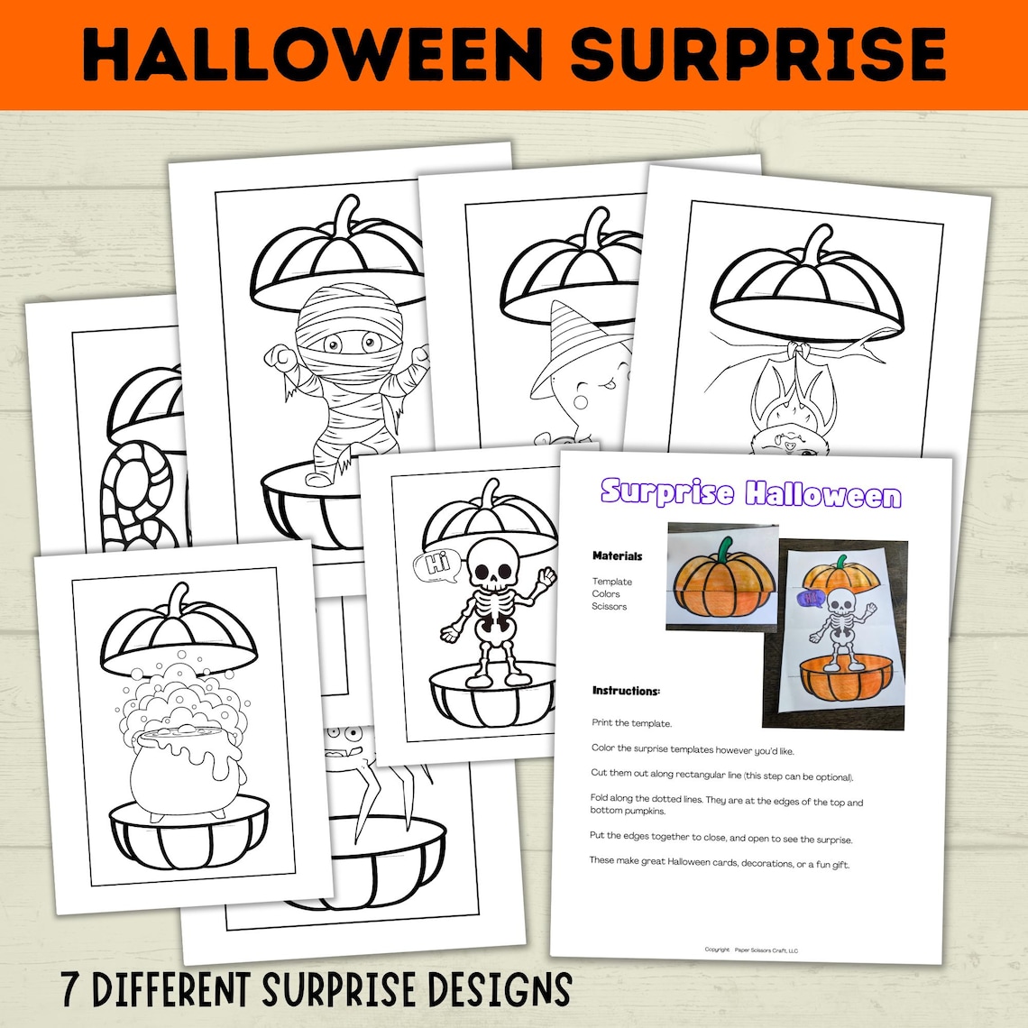 Surprise Craft | Halloween Craft | Halloween Surprise Craft | Kids ...
