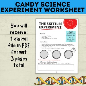 Candy Science Experiment for Kids | Scientific Method | Skittles ...