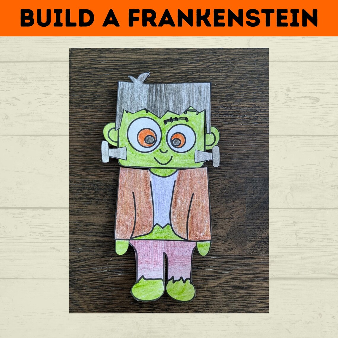 Frankenstein Craft for Kids Halloween Craft Halloween Activities ...