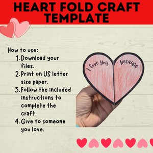 Heart Craft | Valentine's Day Craft | Folding Heart Craft | Kids Crafts ...