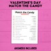 Valentine's Day Classroom Game Valentine's Day Kid's Game Match the ...