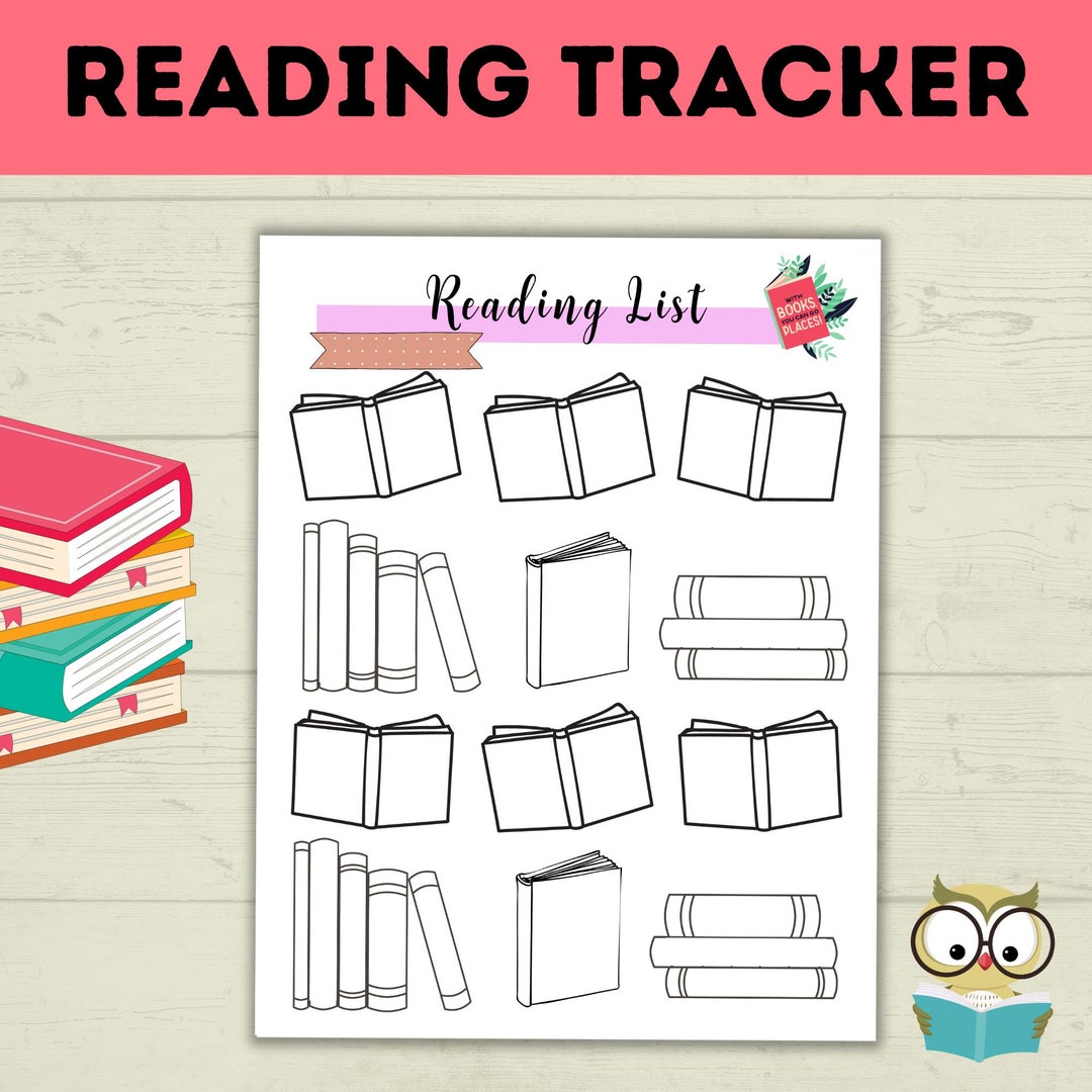 Reading Log | Reading Tracker | Book Tracker | Reading List | Book List ...