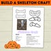 Skeleton Craft | Build a Skeleton | Halloween Craft | Kids Craft ...