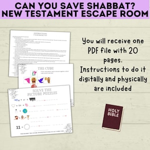 Bible Escape Room | New Testament Escape Room for Youth | Youth Games ...