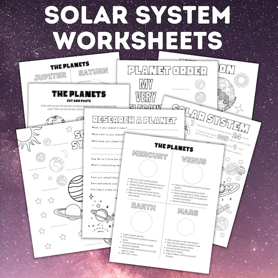 Moon Of Saturn Worksheets