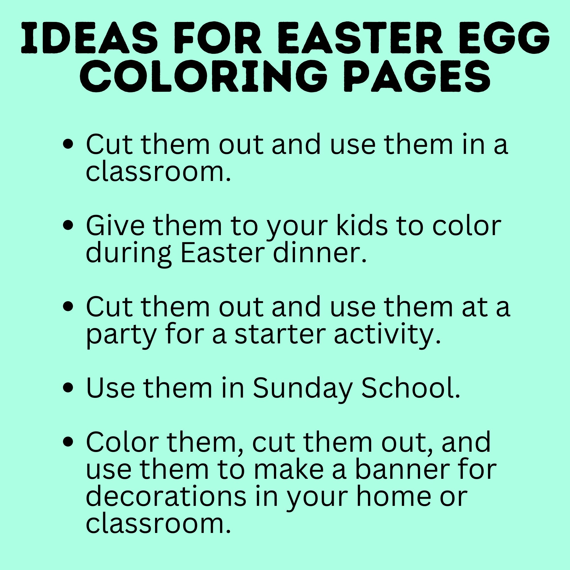 Easter Egg Coloring Pages | Easter Coloring Pages | Easter Activity ...