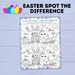 Easter Spot the Difference for Kids | Easter Activities for Kids | Kids ...